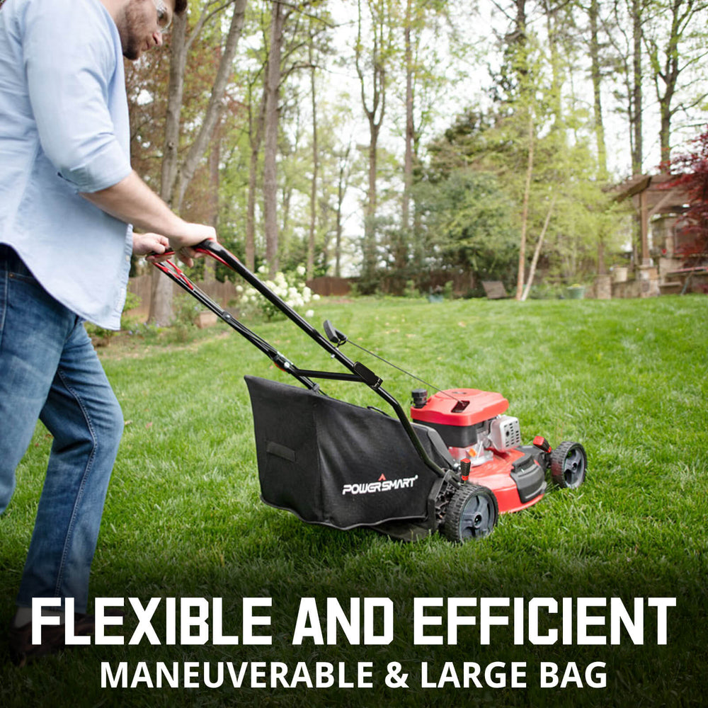 21" 170cc Gas Push Lawn Mower Red DB2194PR