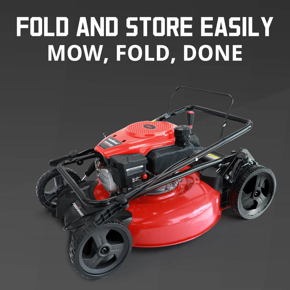21" 170cc Gas Push Lawn Mower Red DB2194PR