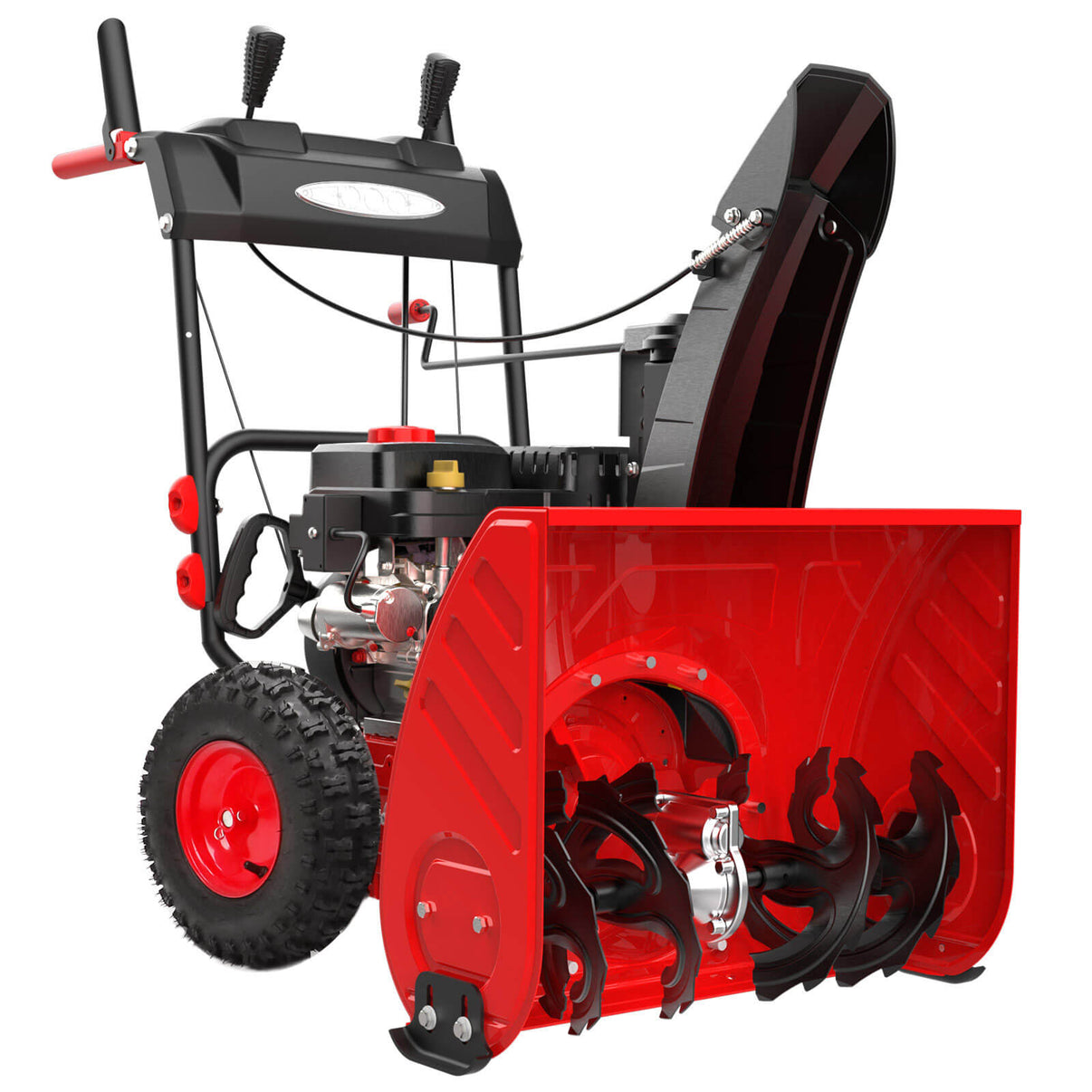 24'' 212cc Two Stage Gas Snow Blower w/ Electric Start DB7109A ...