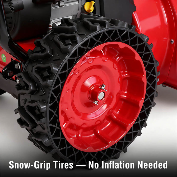 24'' 252cc Two Stage Self-Propelled Gas Snow Blower w/ Electric Start