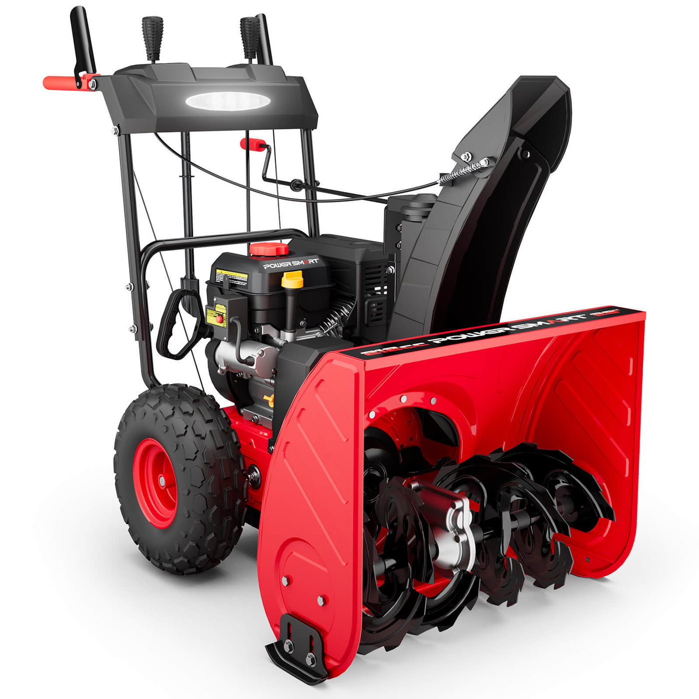 26'' 212cc Two Stage Self-Propelled Gas Snow Blower w/ Electric Start