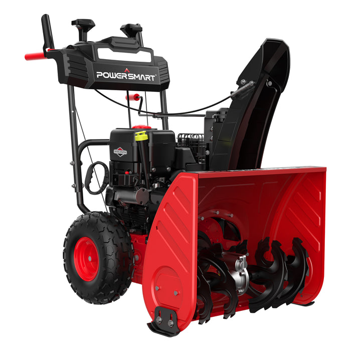 24'' 208cc Two Stage Gas Snow Blower w/ B&S Engine PSSAM24BS