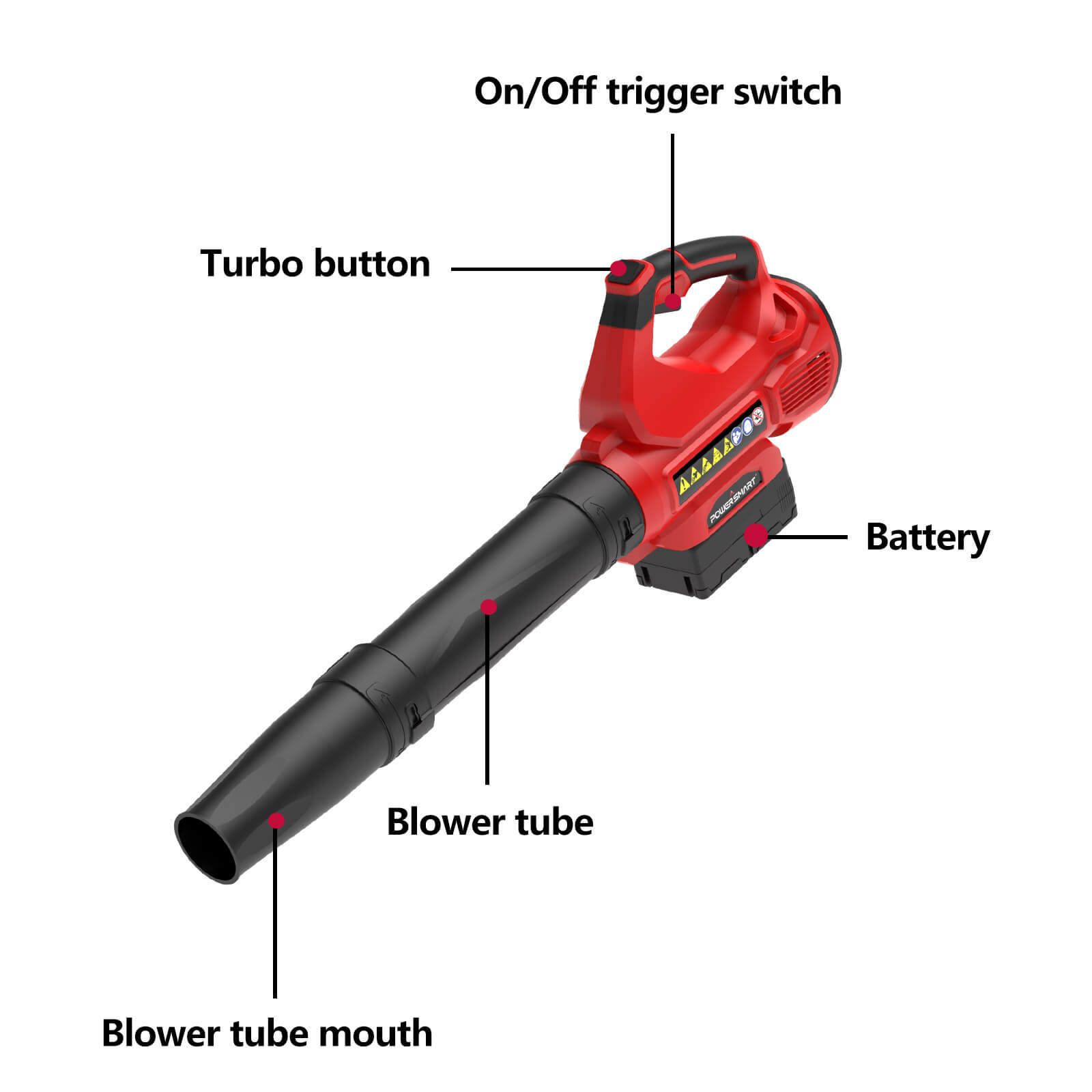 450CFM Cordless Leaf Blower w 40V 4.0Ah Battery and Charger MB2450A