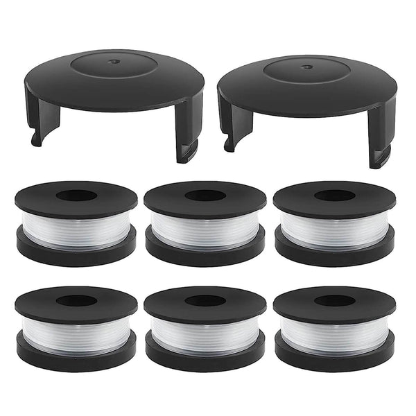 Parts: 6 Pack String Trimmer Replacement Spools Compatible Weed Eater