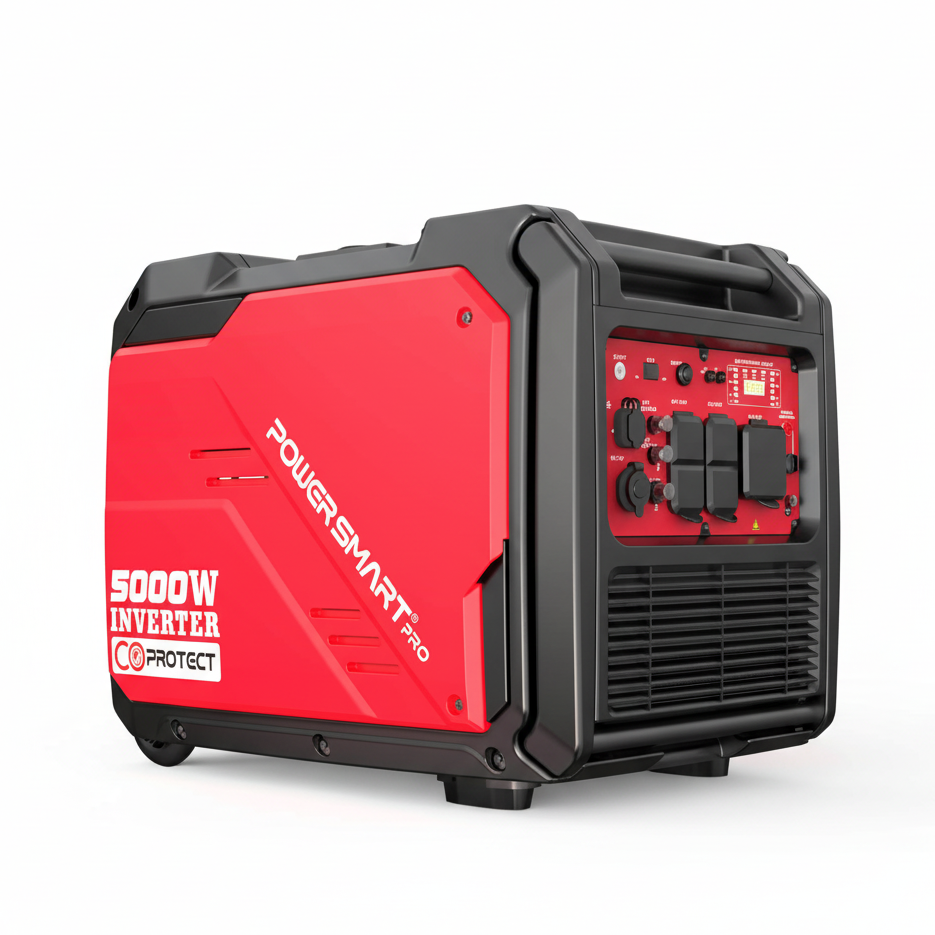 5000 Watt Inverter Generator – Portable Home Backup Power | PowerSmart