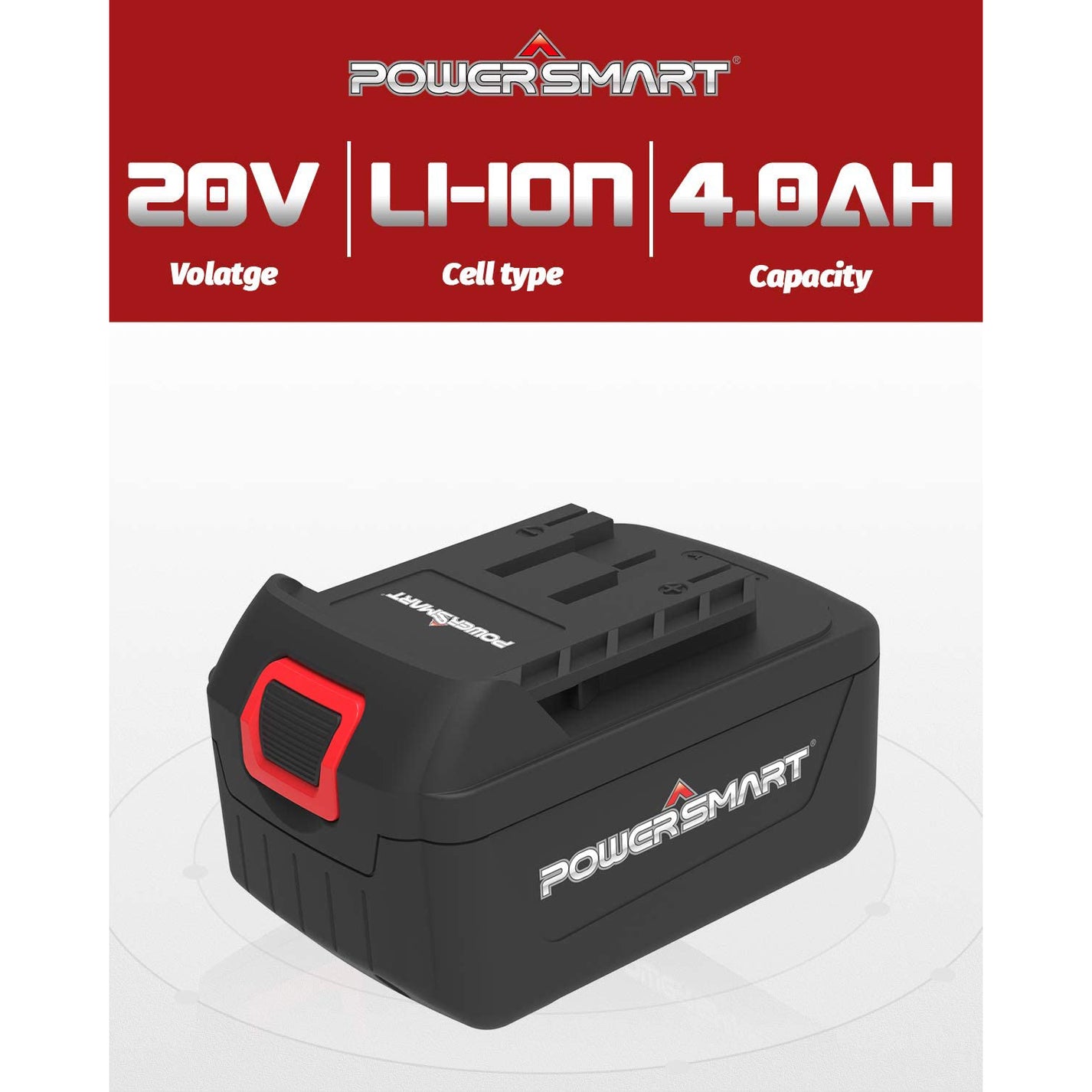 20V 2.0Ah Lithium-Ion Battery | PowerSmart USA